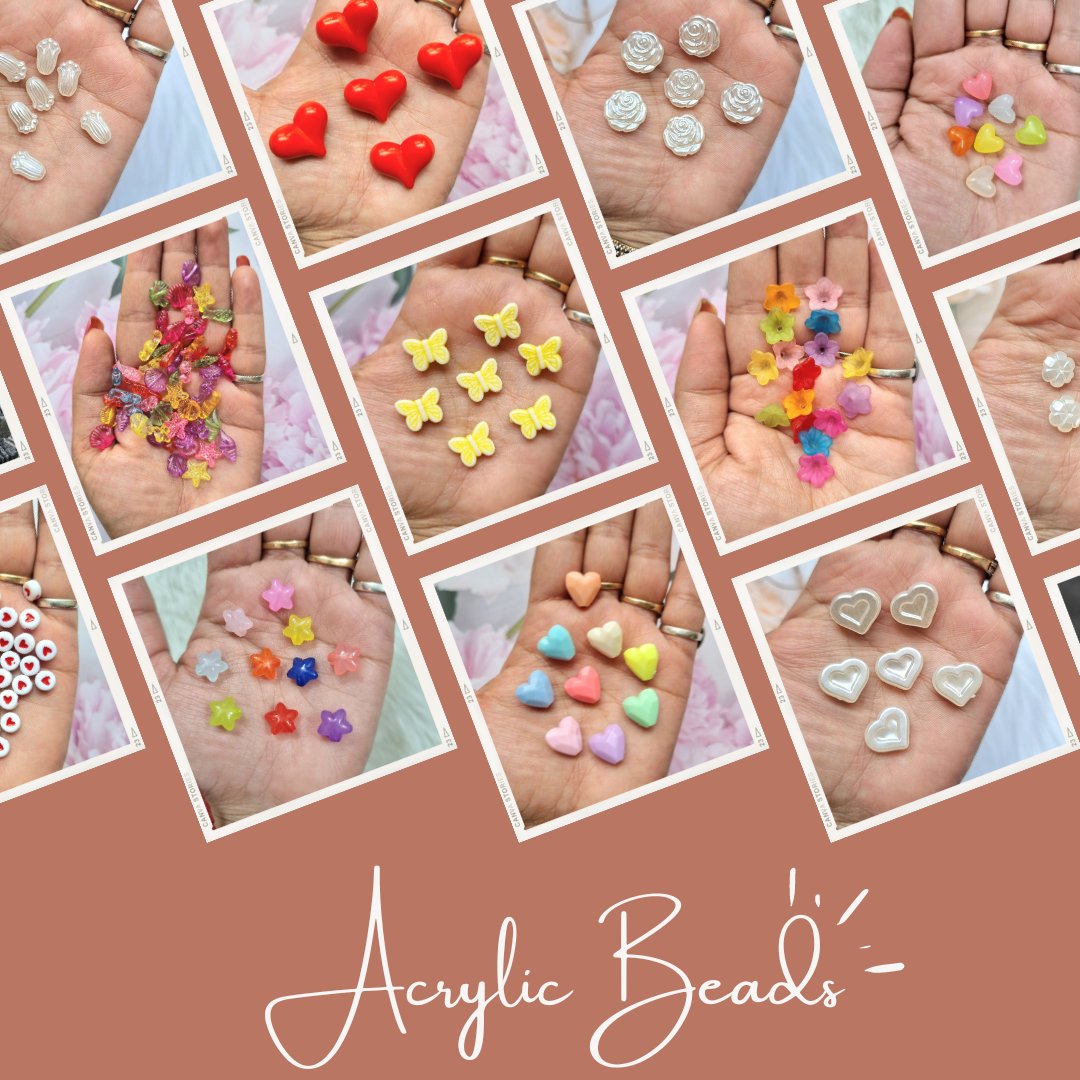 Buy acrylic beads for jewelry business - yvcraftsupplies – YV Craft ...