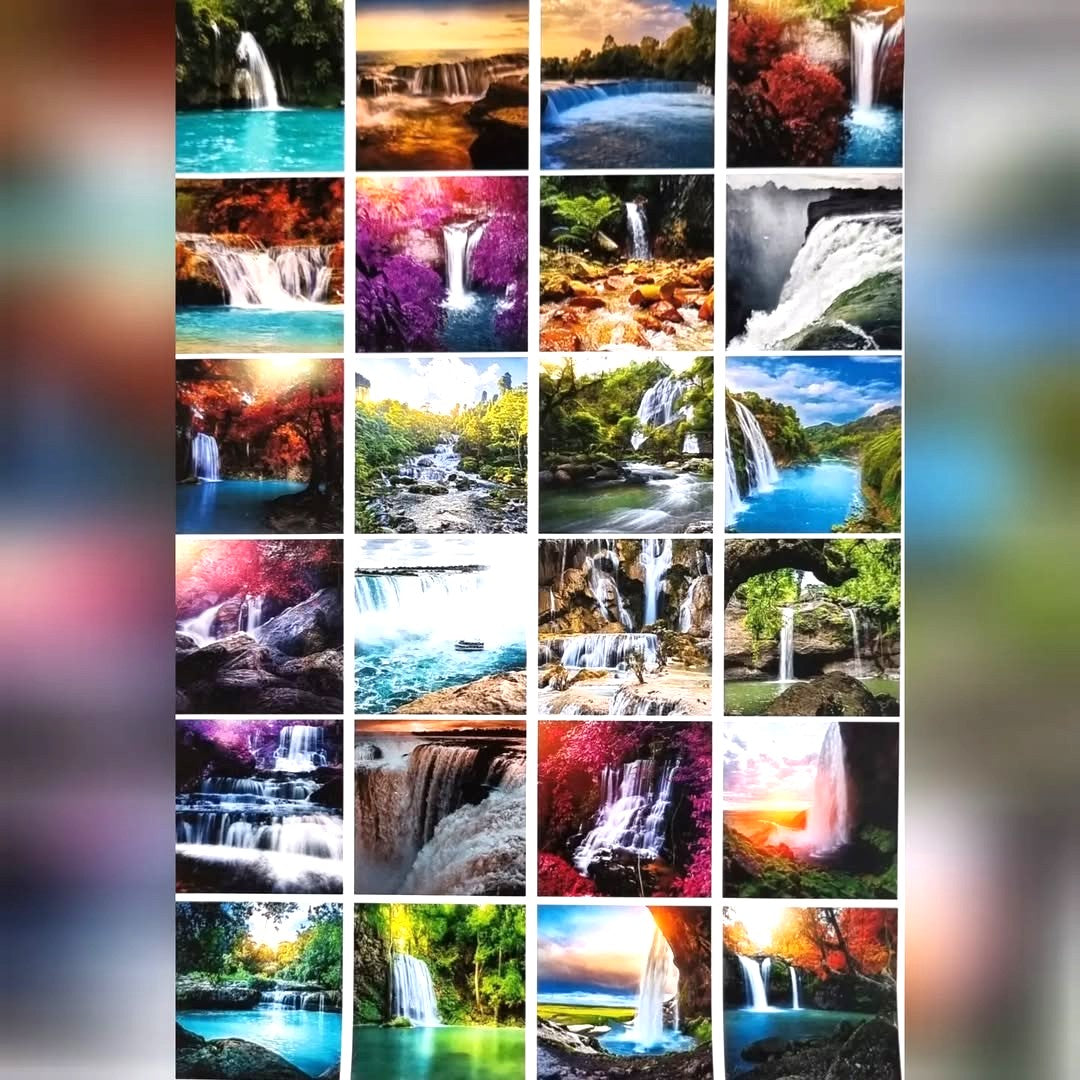 Sticker Sheets - Waterfall Theme – YV Craft Supplies